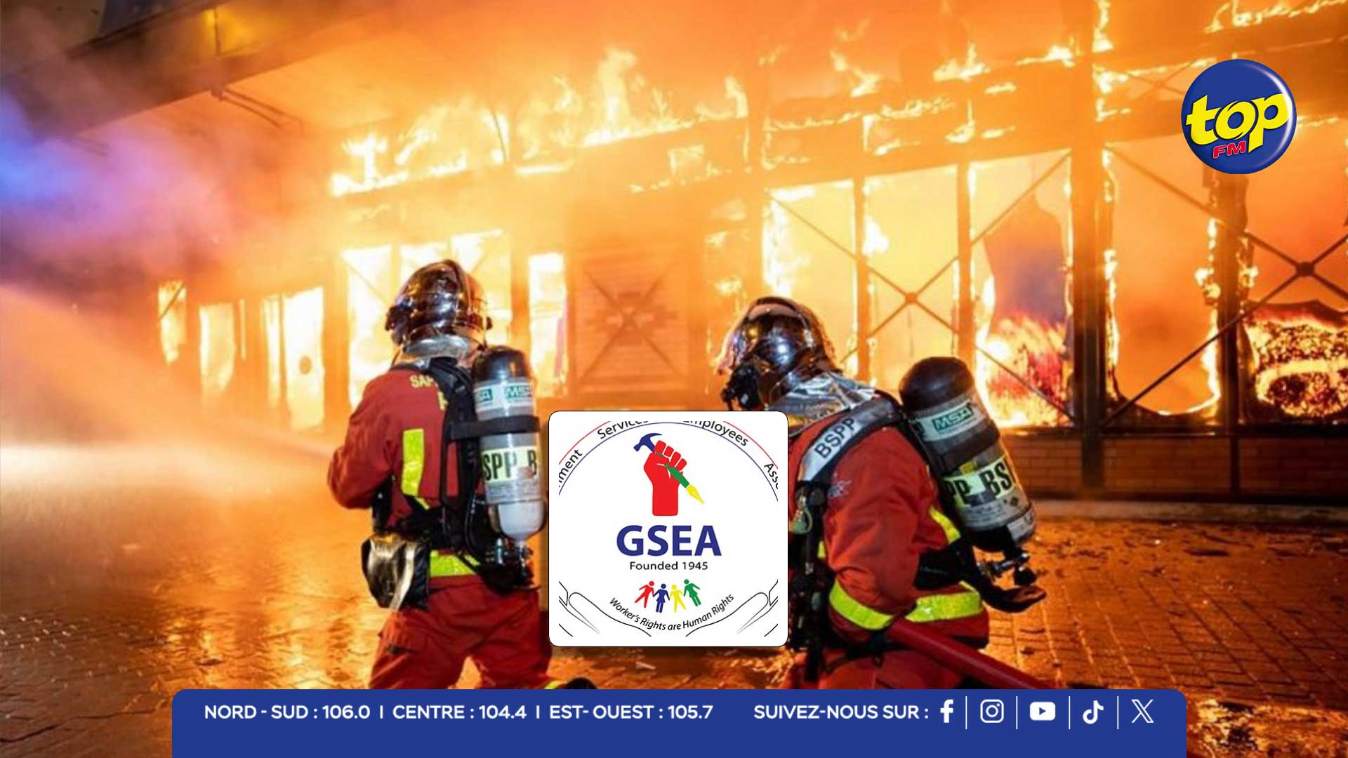 La GSEA réclame le paiement urgent des indemnités dues aux pompiers ...